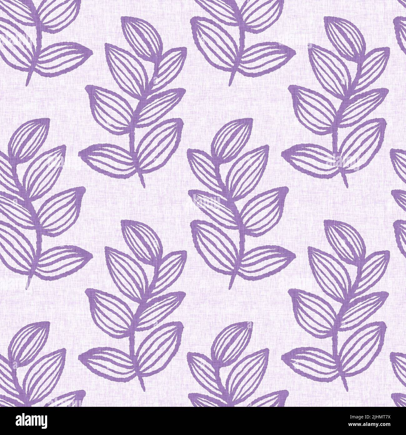 Gender neutral purple botanical foliage seamless raster background ...