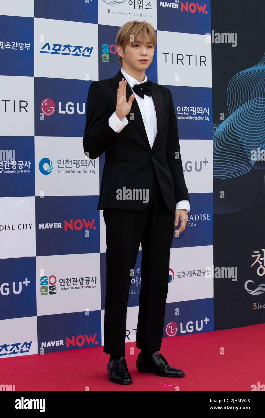 Incheon, South Korea -19 July 2022 - K-Pop singer Kang Daniel poses for ...