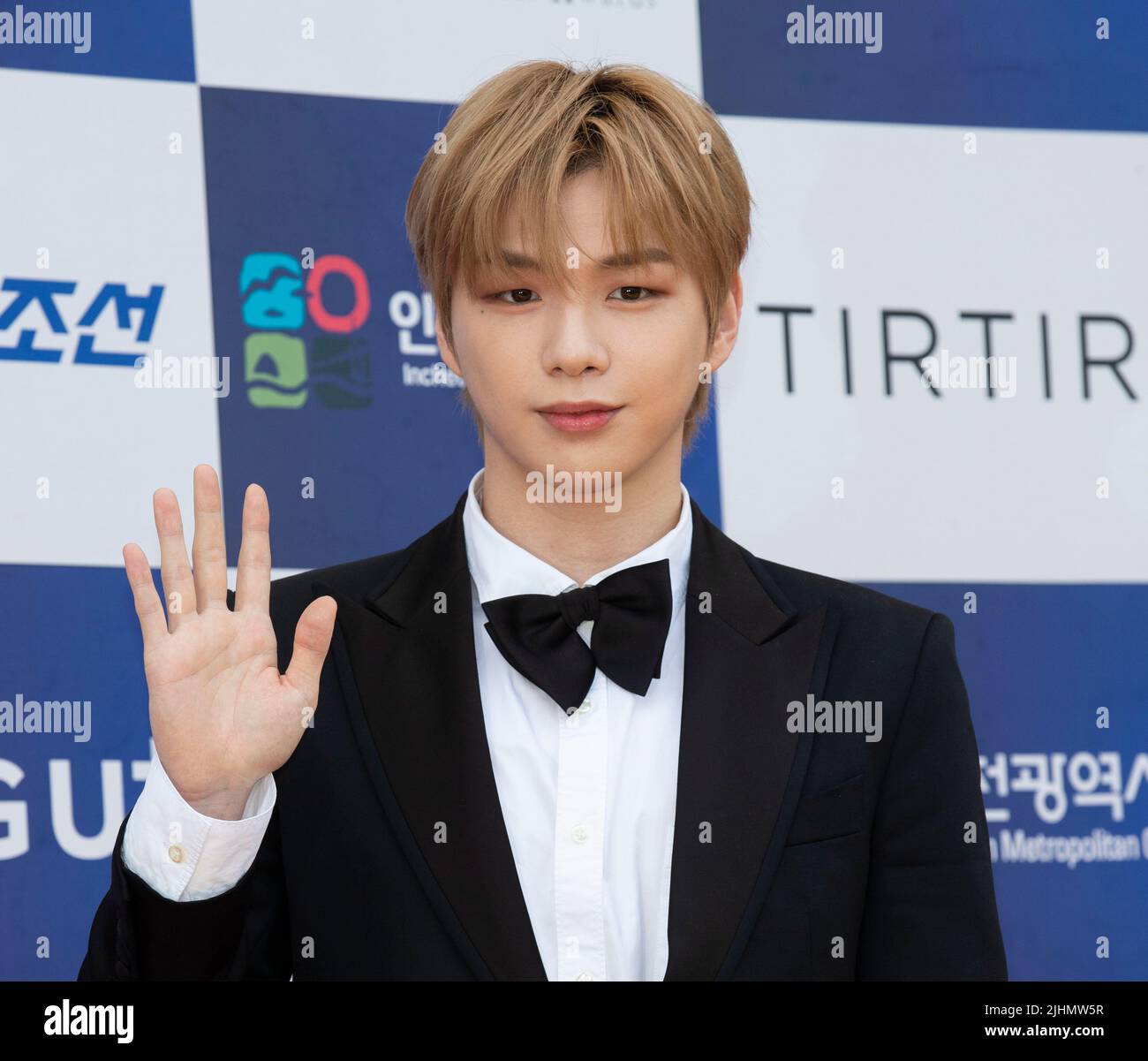 Incheon, South Korea. 19th July, 2022. K-Pop singer Kang Daniel poses ...