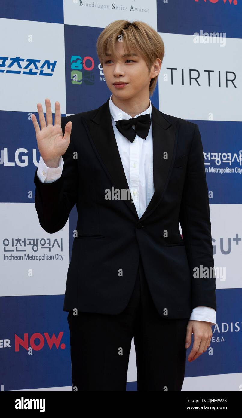 Incheon, South Korea -19 July 2022 - K-Pop singer Kang Daniel poses for ...