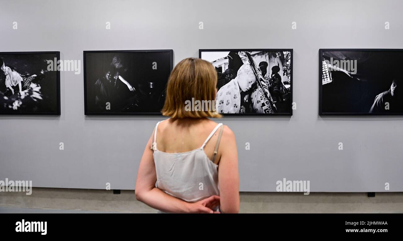 Prague, Czech Republic. 19th July, 2022. Opening of exhibition by ...