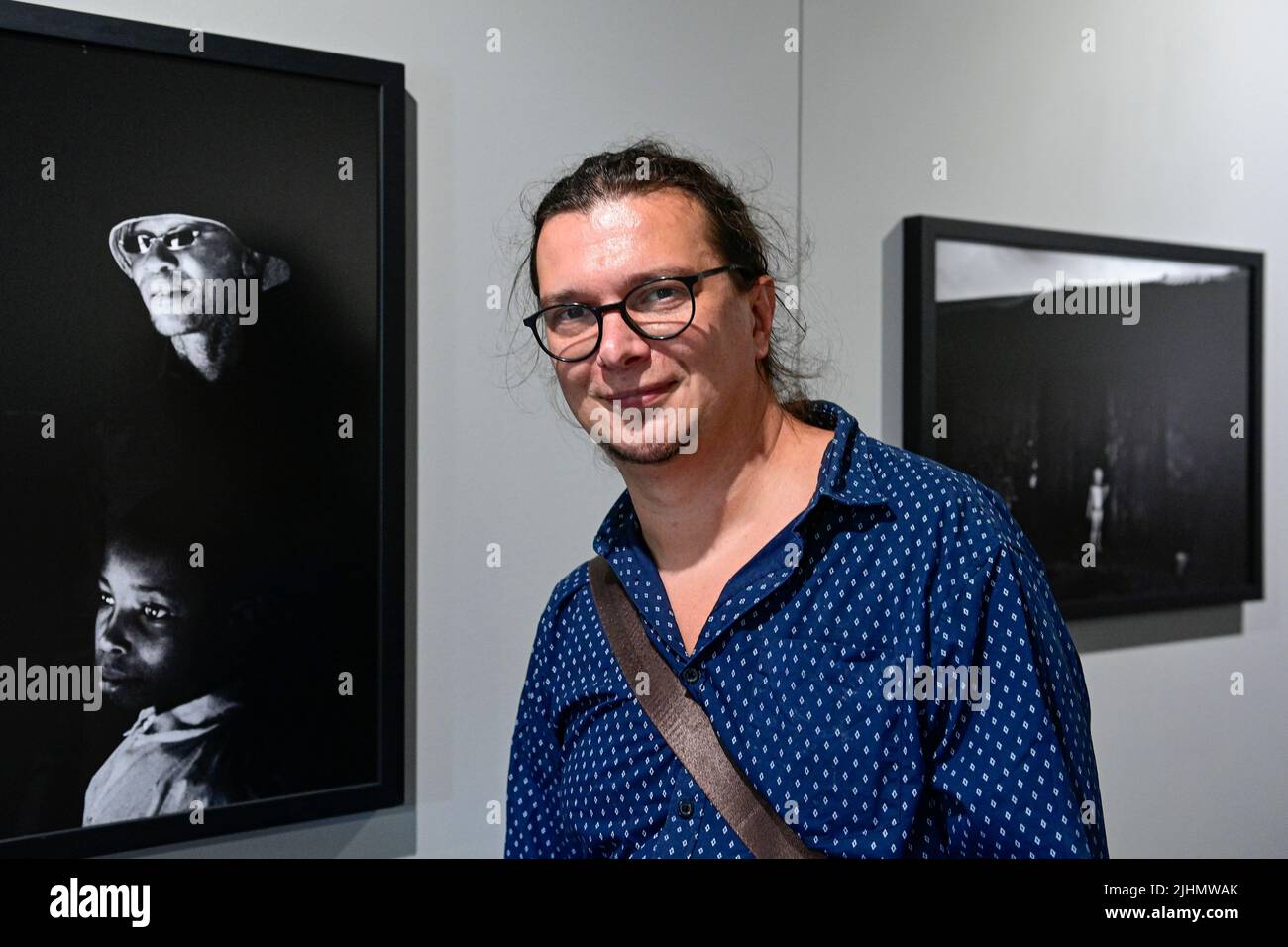 Prague, Czech Republic. 19th July, 2022. Polish photographer Michal ...