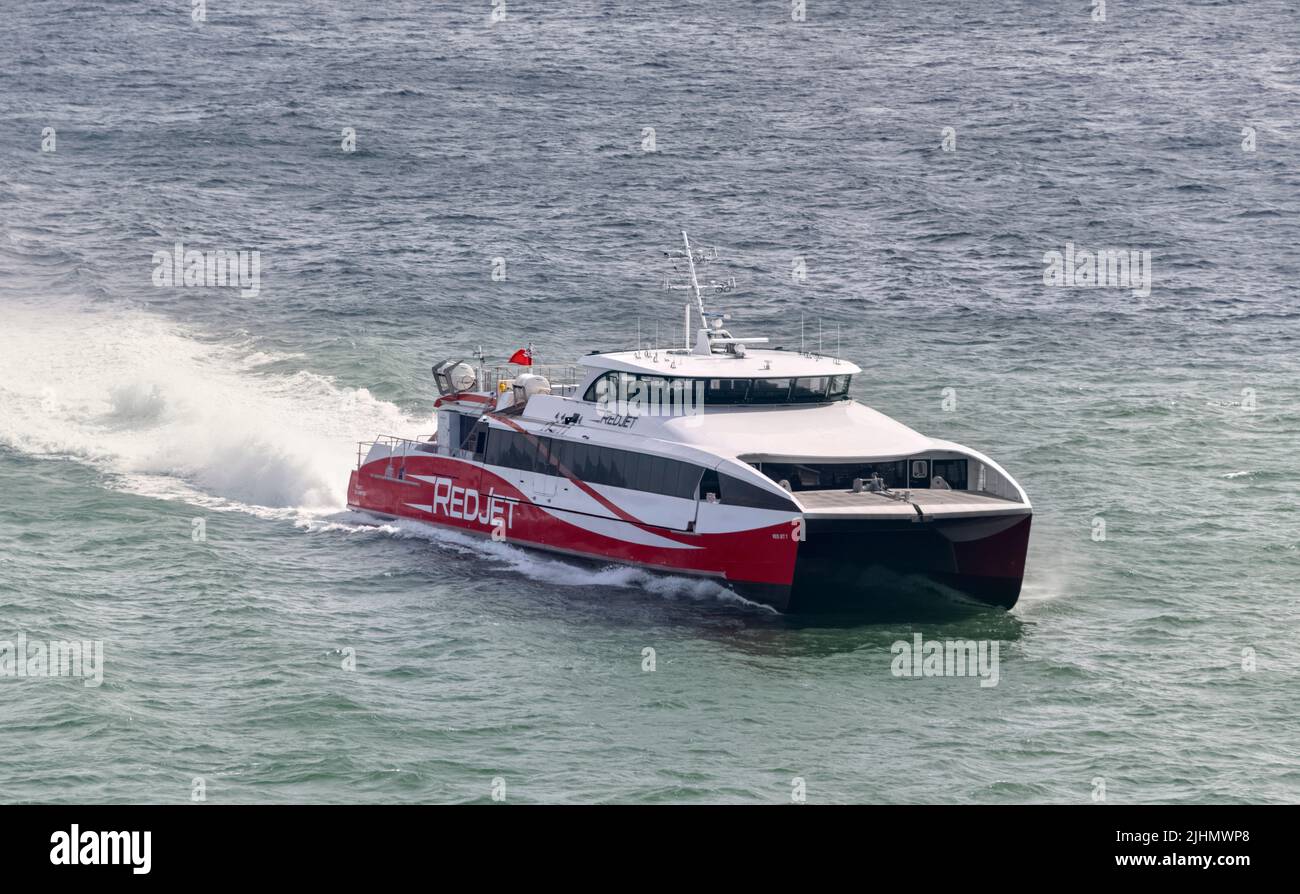 Red Jet High Speed Ferry, operating between Southampton and the Isle of ...