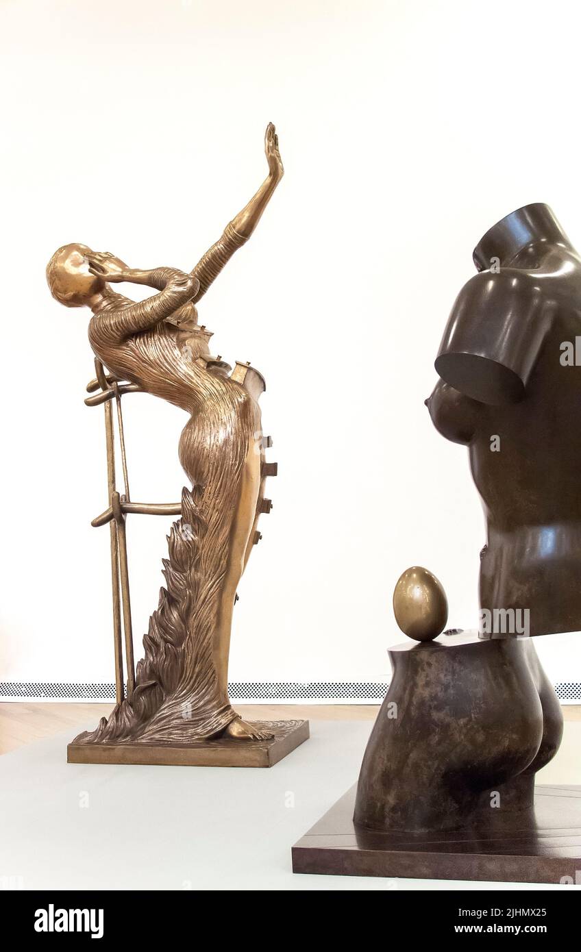 Salvador Dali sculptures in the Soumaya Museum, Polanco, Mexico City ...