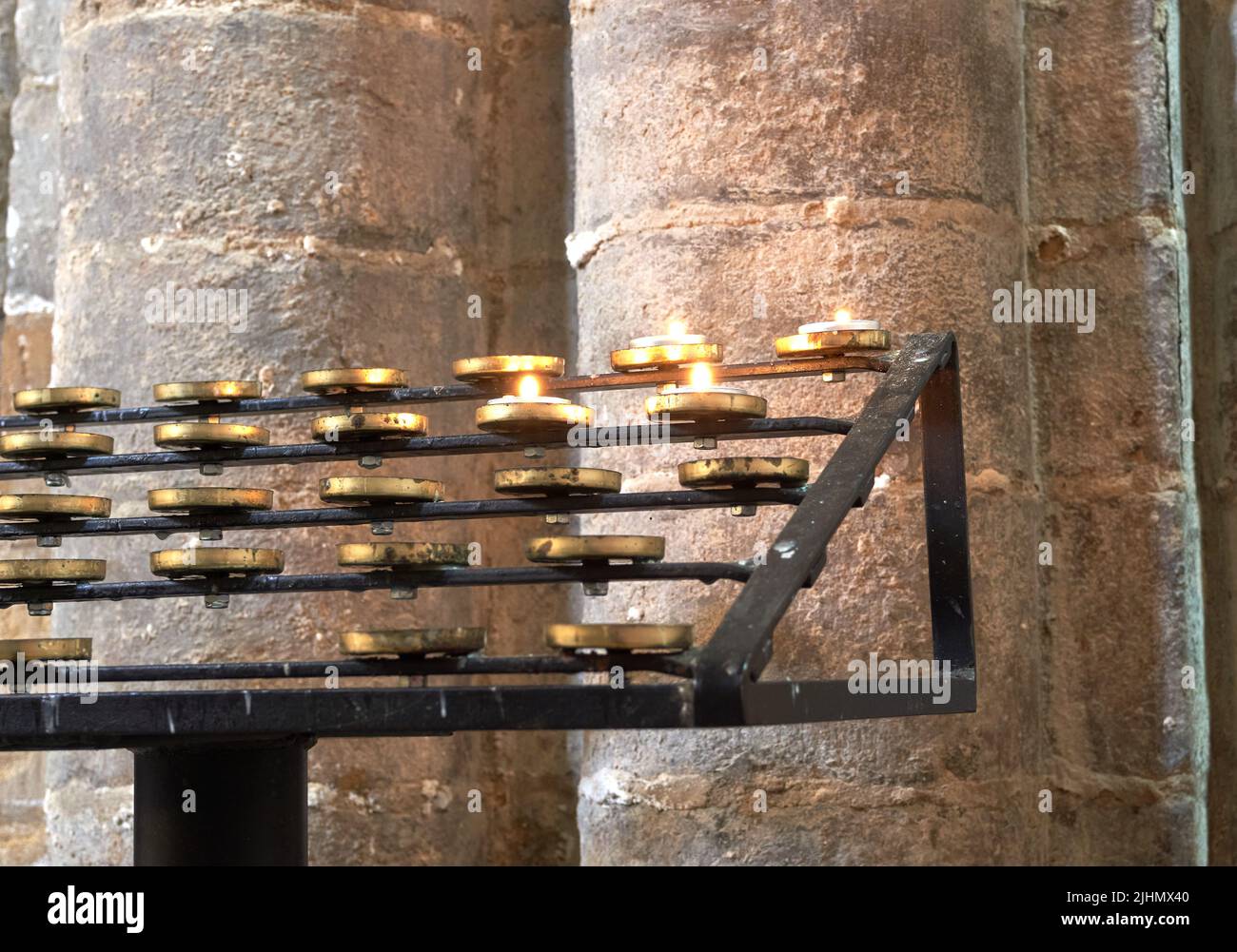 Rack of candles hi-res stock photography and images - Alamy