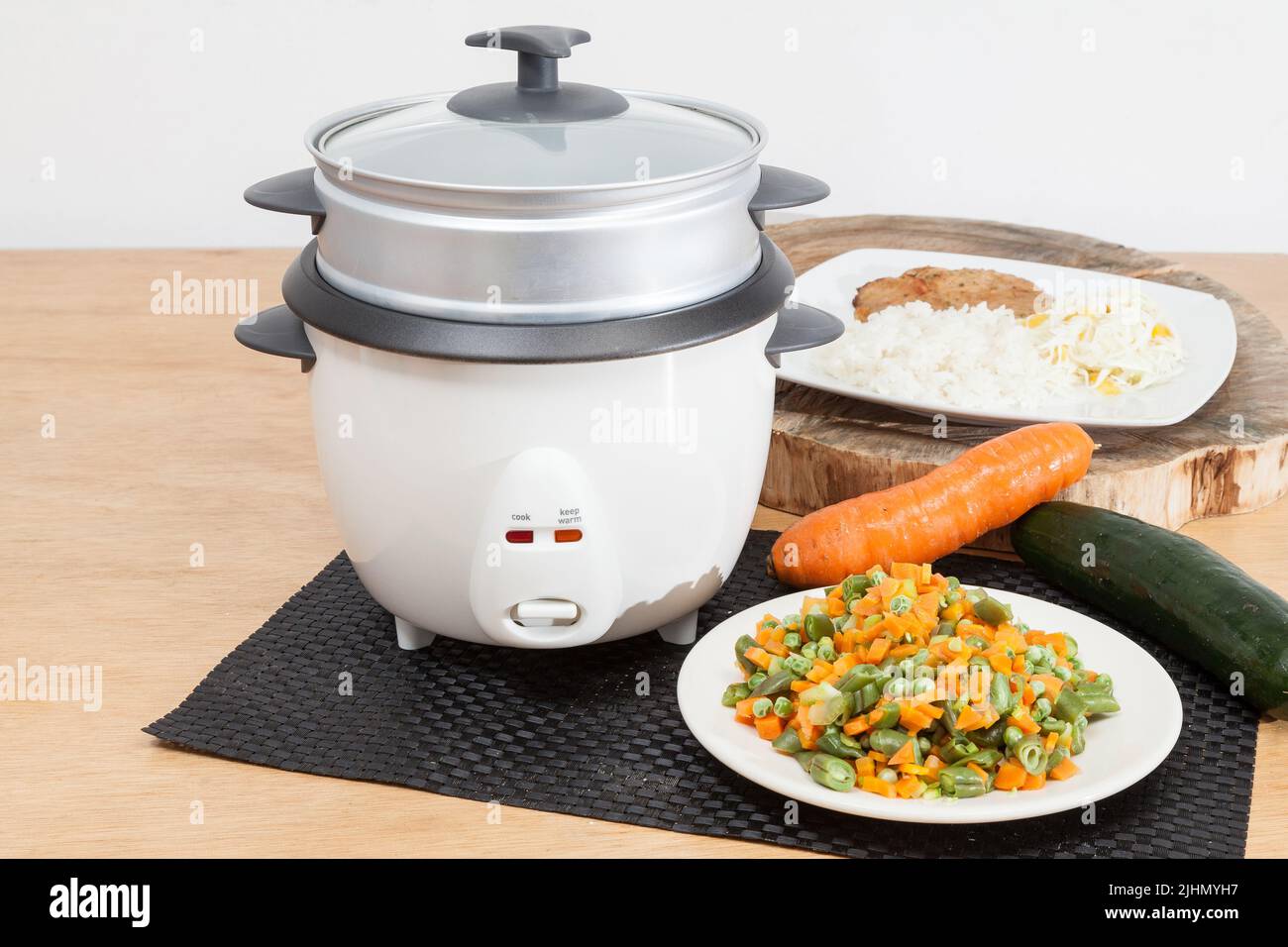 Cooking utensil; Automatic electric pot Stock Photo - Alamy