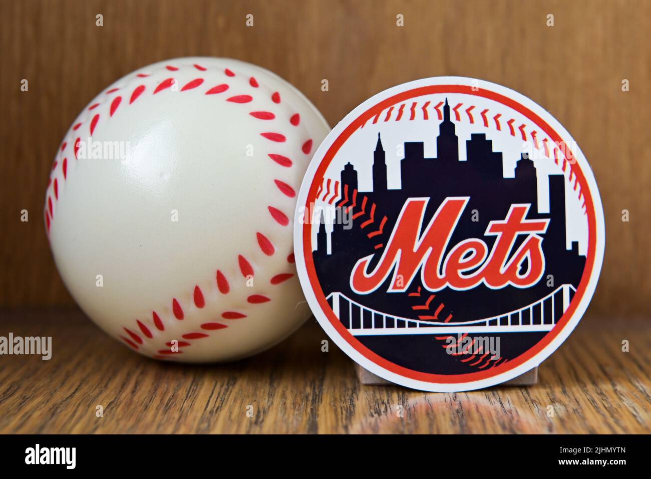 Mets Baseball Logo