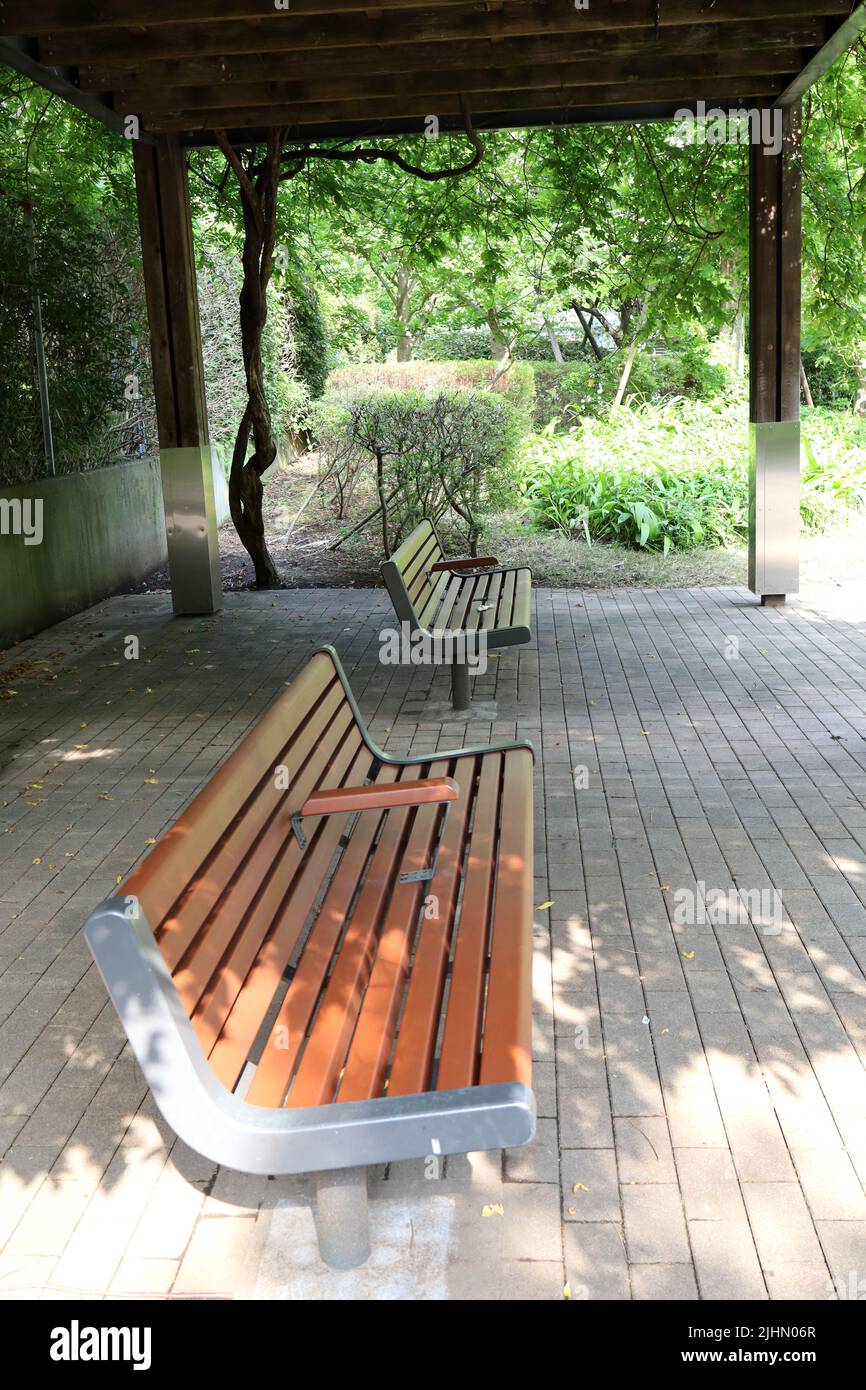Itabashi-ku, Tokyo Japan, July 2022. Takashimadaira housing complex ...