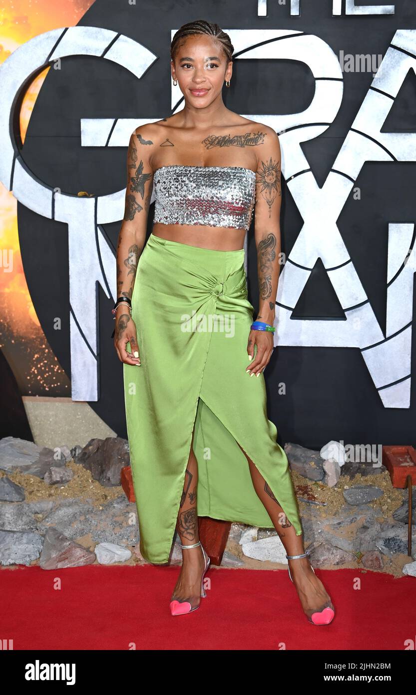 July 19th, 2022. London, UK. Yinka Bikkini arriving at The Gray Man ...