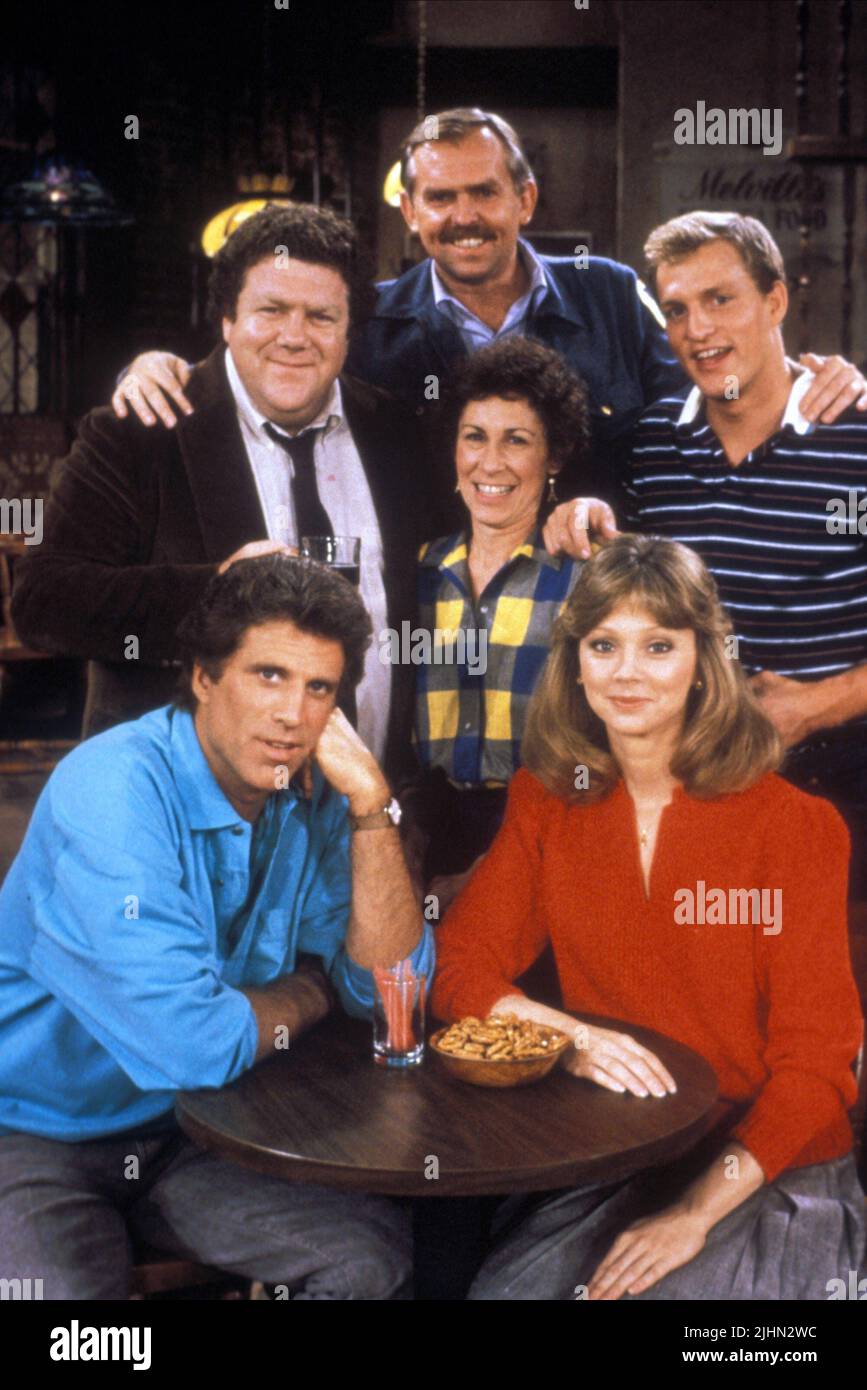 TED DANSON, SHELLEY LONG, GEORGE WENDT, RHEA PERLMAN, WOODY HARRELSON ...