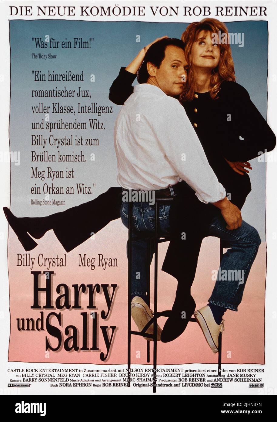BILLY CRYSTAL, MEG RYAN, WHEN HARRY MET SALLY..., 1989 Stock Photo - Alamy
