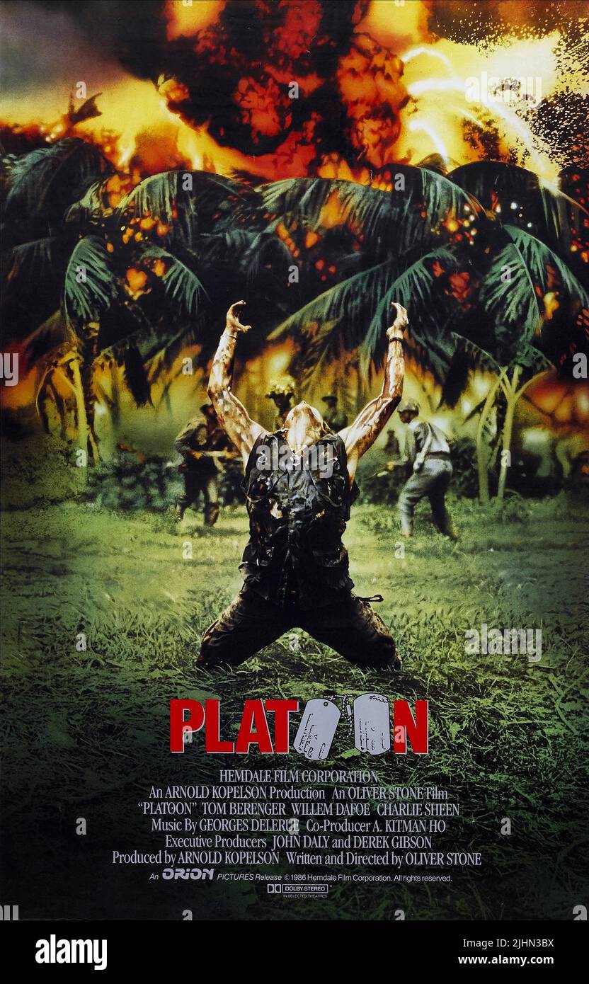 Platoon oliver stone hi-res stock photography and images - Alamy