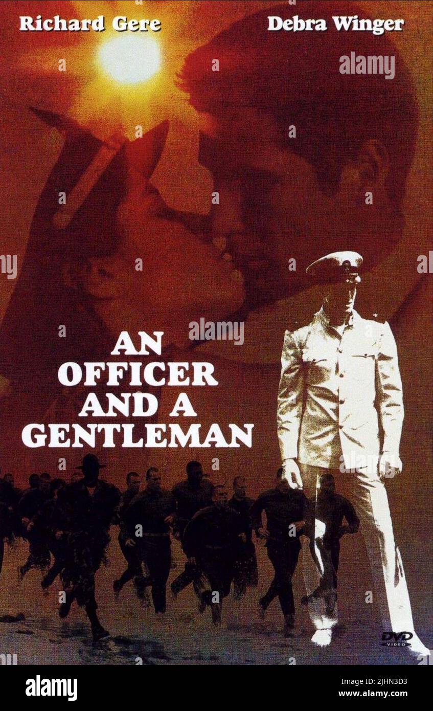 DEBRA WINGER, RICHARD GERE POSTER, AN OFFICER AND A GENTLEMAN, 1982 ...