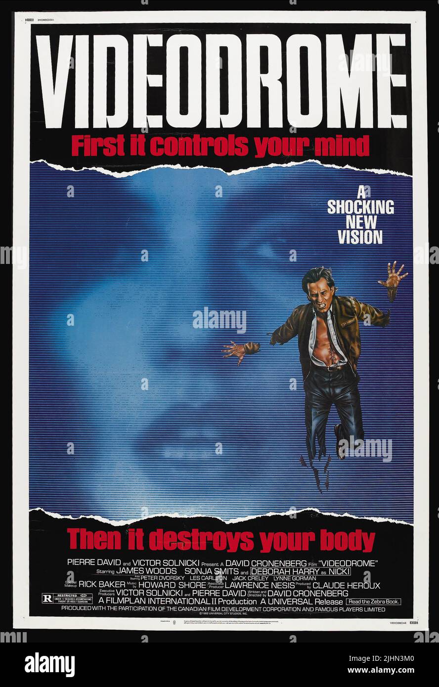 MOVIE POSTER, VIDEODROME, 1983 Stock Photo - Alamy