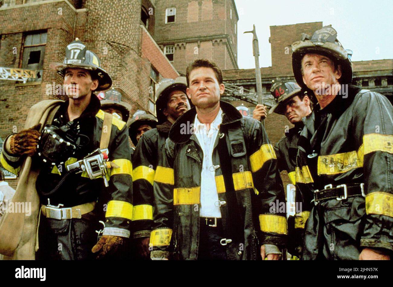 WILLIAM BALDWIN, KURT RUSSELL, SCOTT GLENN, BACKDRAFT, 1991 Stock Photo ...