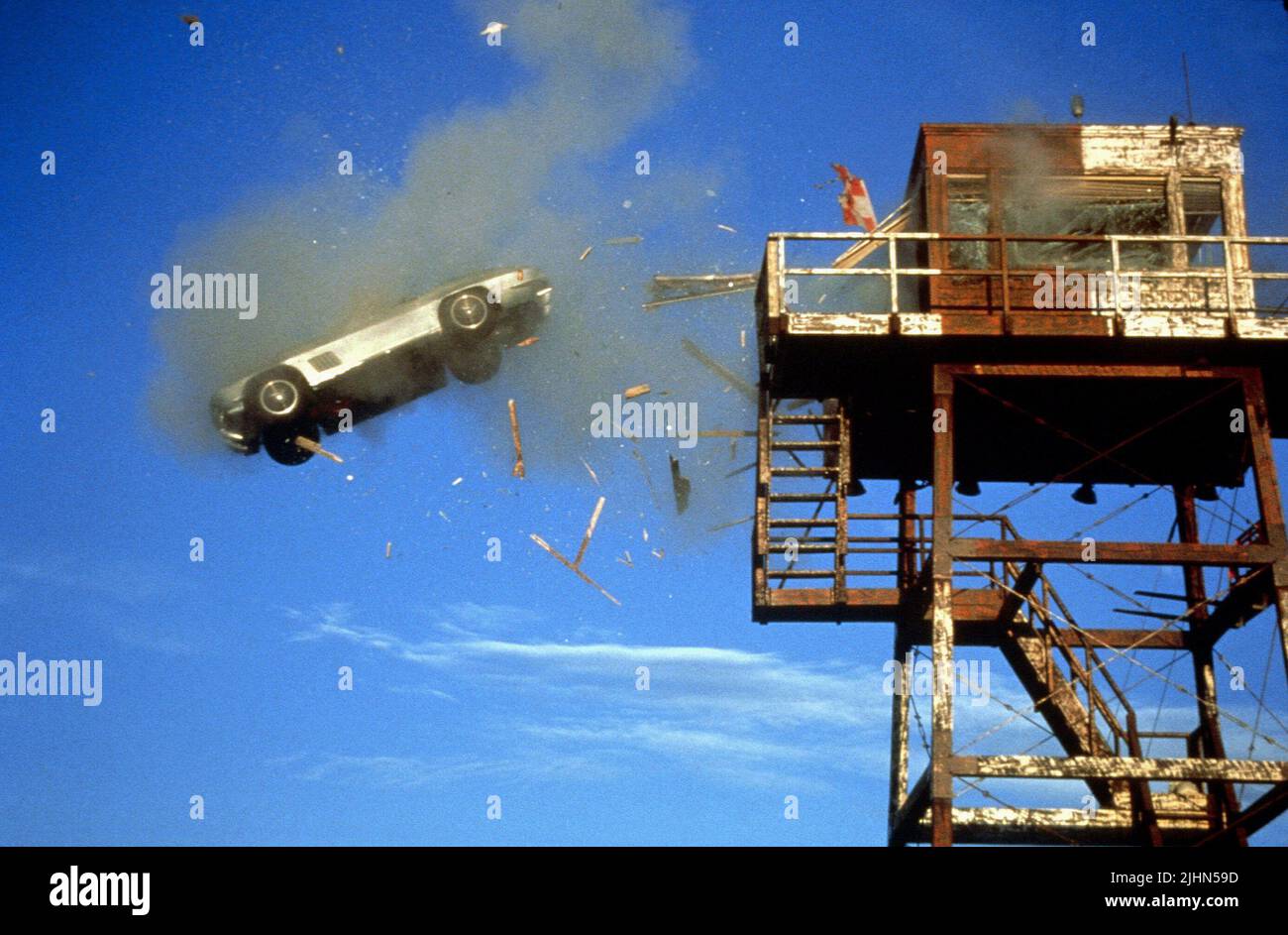CAR STUNT SCENE, CON AIR, 1997 Stock Photo - Alamy