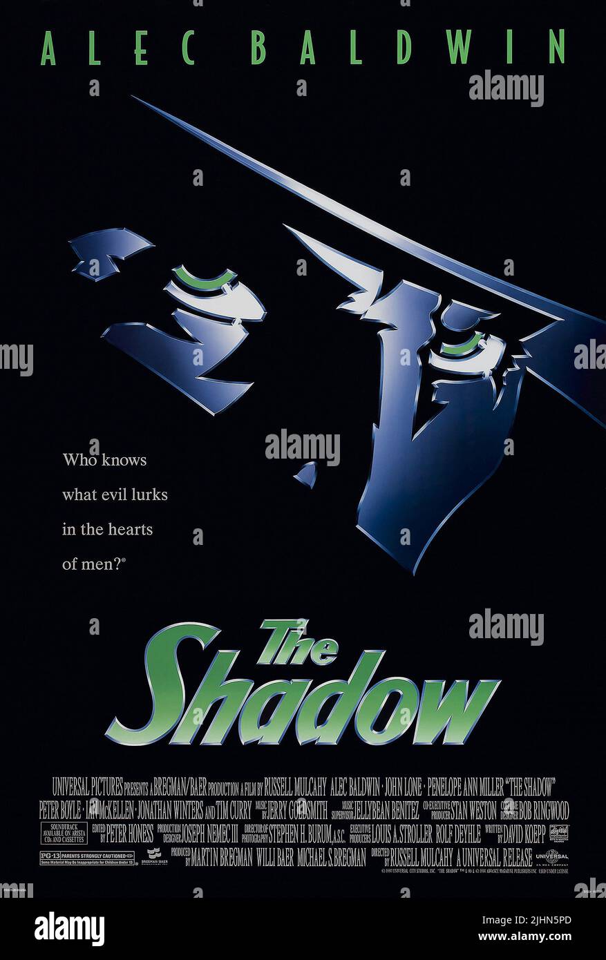 MOVIE POSTER, THE SHADOW, 1994 Stock Photo - Alamy