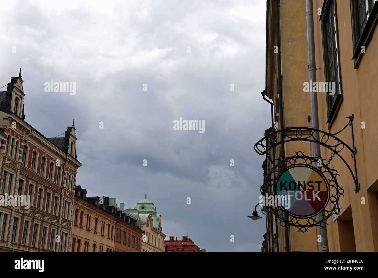 Hornsgatan on the island of Sodermalm in Stockholm Stock Photo - Alamy