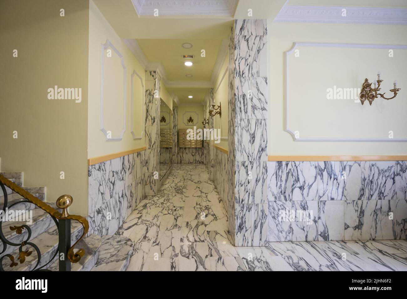 interior of building with classic design Stock Photo - Alamy