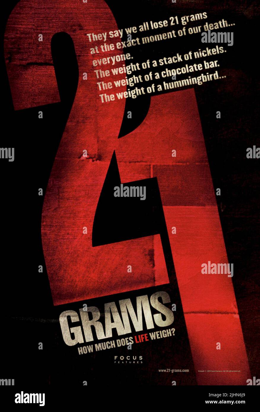 FILM POSTER, 21 GRAMS, 2003 Stock Photo - Alamy