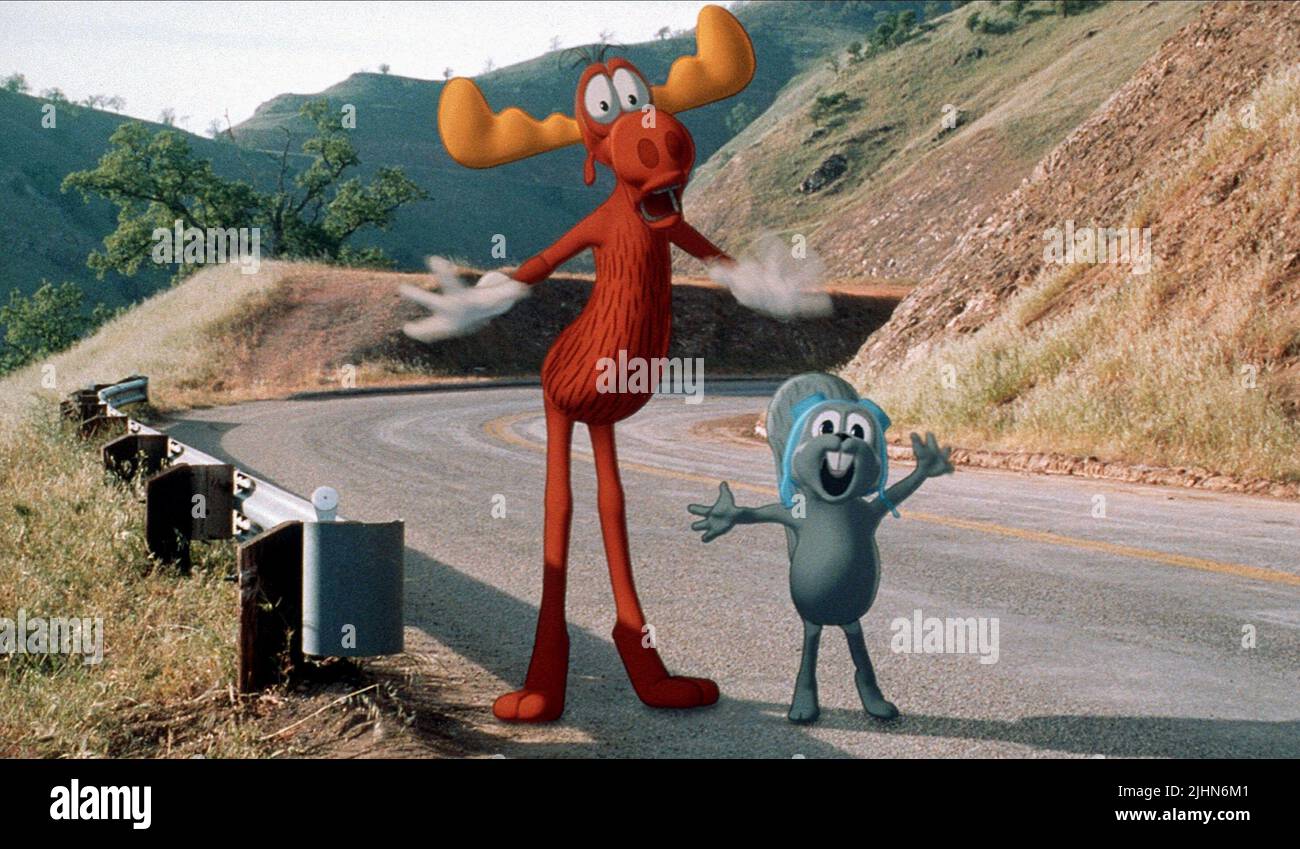 Bullwinkle J Moose Rocket J Rocky Squirrel The Adventures Of Rocky And Bullwinkle 2000