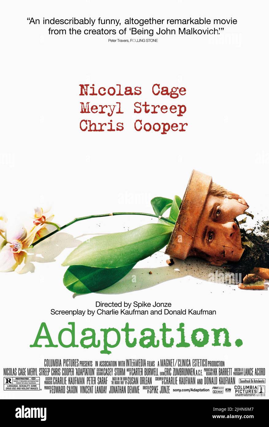 FILM POSTER, ADAPTATION, 2002 Stock Photo - Alamy