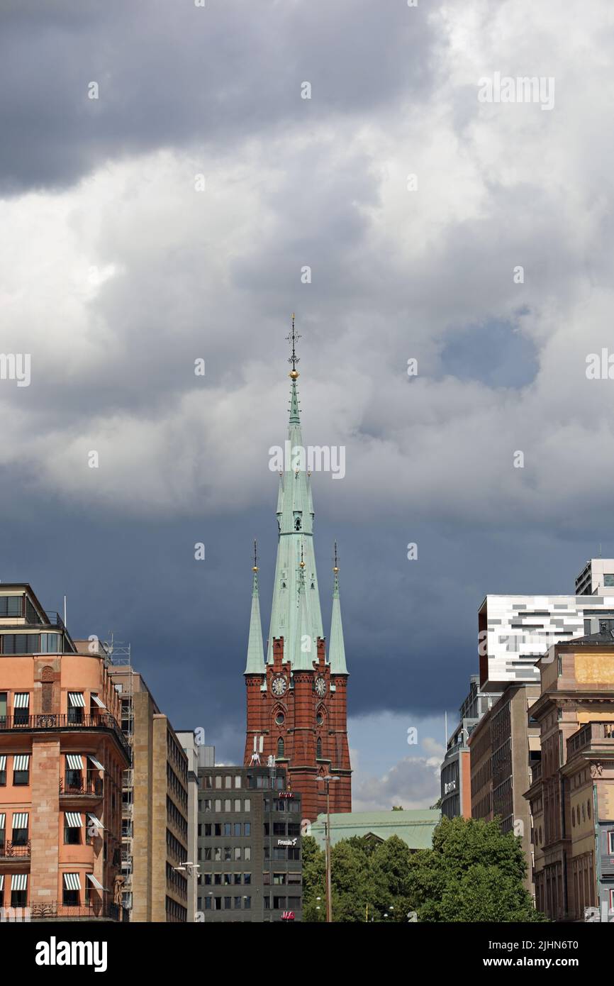 Skyline of Norrmalm in Stockholm Stock Photo - Alamy