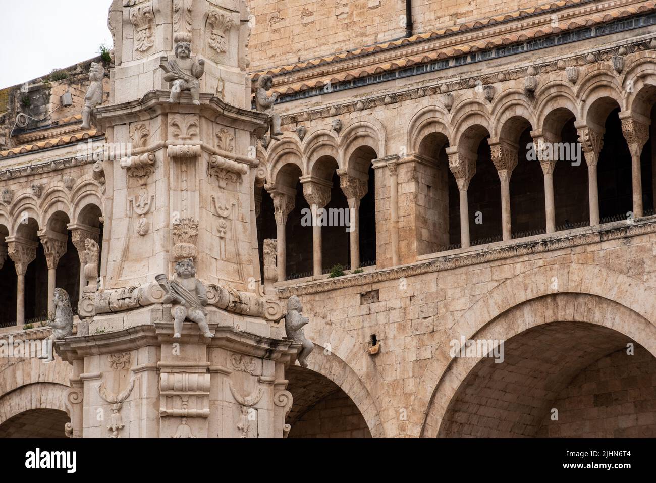 Iconic Romanesque cathedral St Mary of the Assumption in Bitonto ...