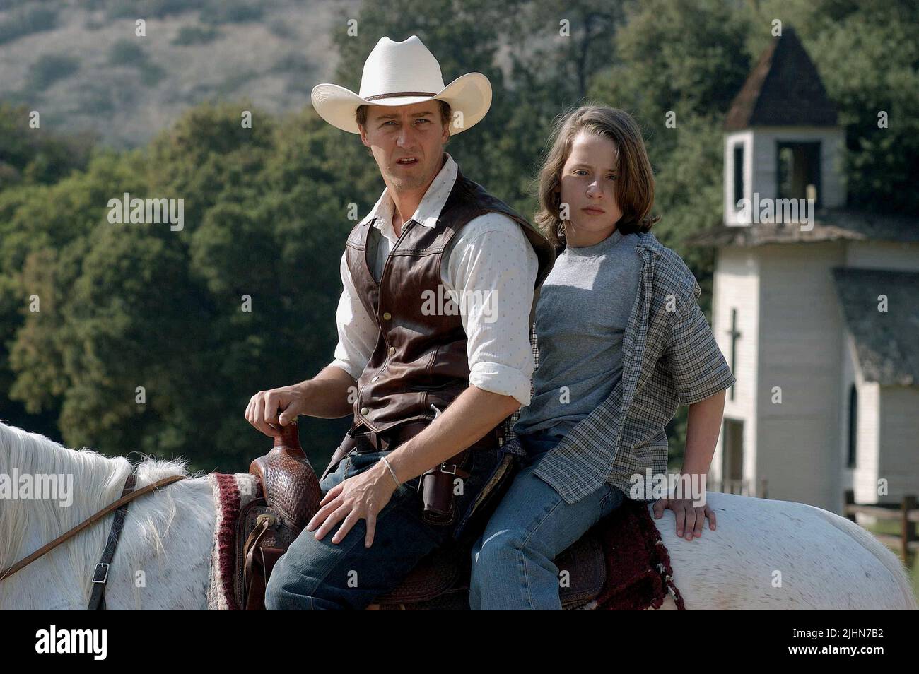 EDWARD NORTON, RORY CULKIN, DOWN IN THE VALLEY, 2005 Stock Photo - Alamy