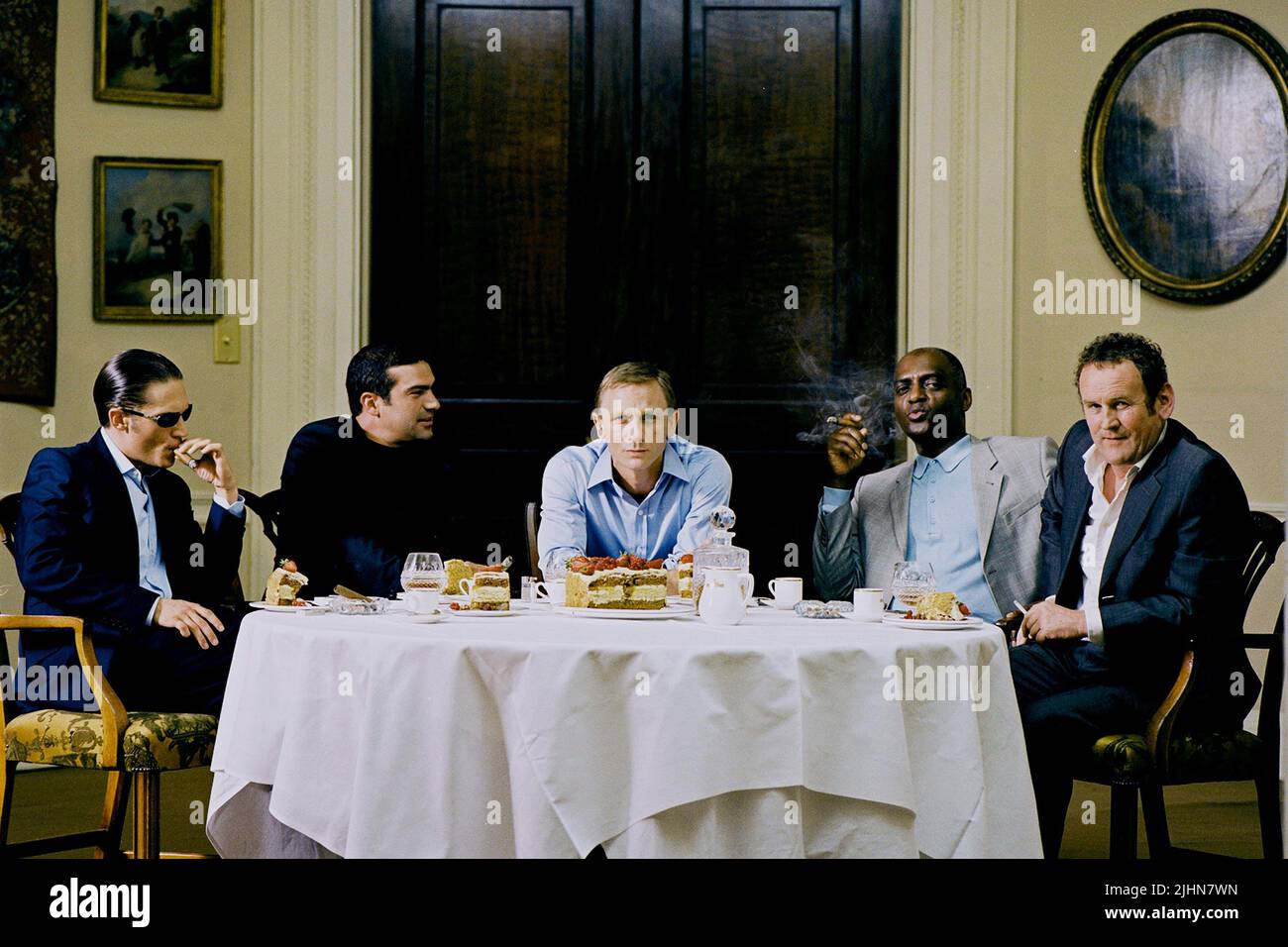 TAMER HASSAN, DANIEL CRAIG, COLM MEANEY, LAYER CAKE, 2004 Stock Photo ...