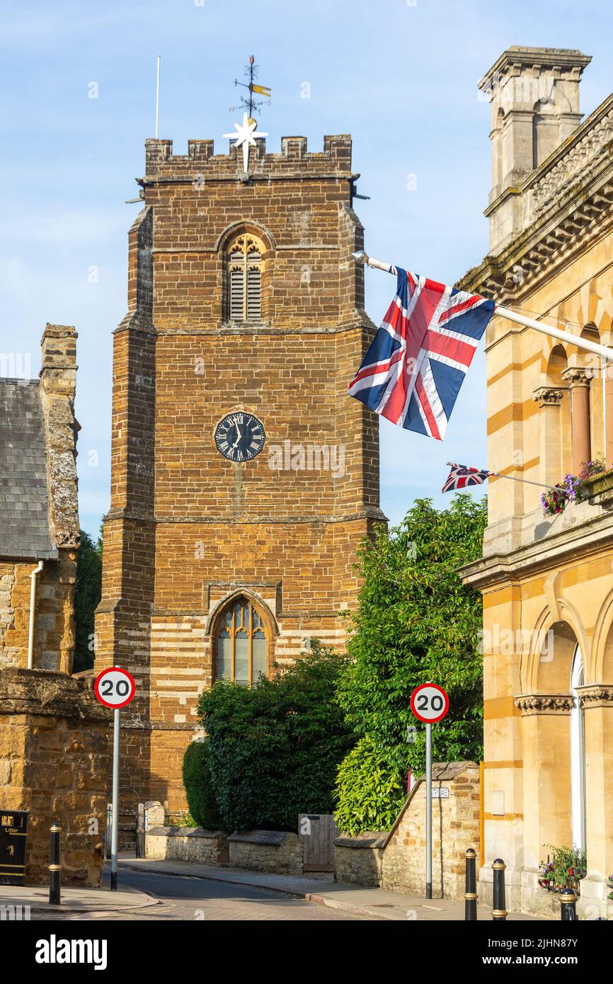 St Lawrence Church, Chantry Lane, Towcester, Northamptonshire, England ...