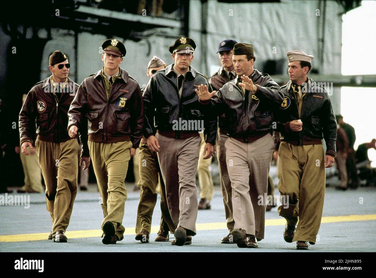 JOSH HARTNETT, BEN AFFLECK, ALEC BALDWIN, PEARL HARBOR, 2001 Stock ...