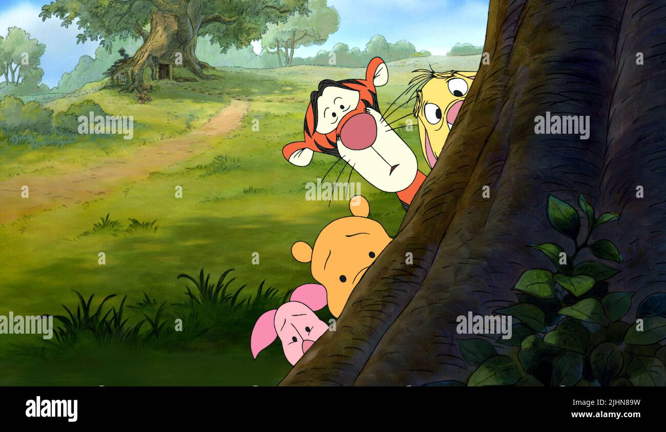 PIGLET, WINNIE THE POOH, TIGGER, RABBIT, POOH'S HEFFALUMP MOVIE, 2005 ...