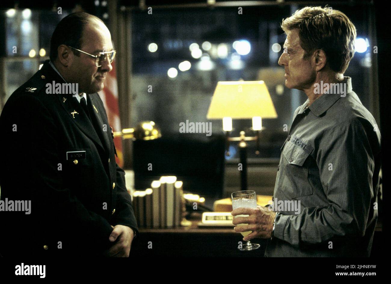 JAMES GANGOLFINI, ROBERT REDFORD, THE LAST CASTLE, 2001 Stock Photo - Alamy