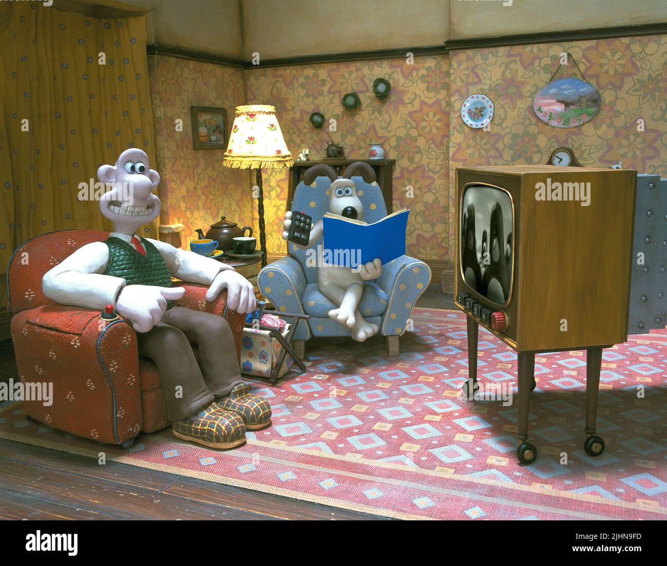 WALLACE, GROMIT, WALLACE and GROMIT'S CRACKING CONTRAPTIONS, 2002 Stock ...