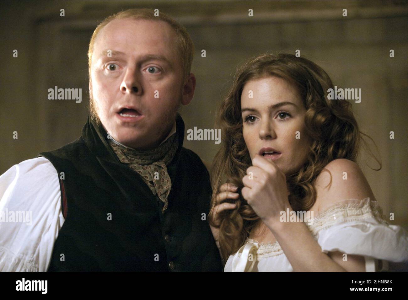 SIMON PEGG, ISLA FISHER, BURKE AND HARE, 2010 Stock Photo - Alamy