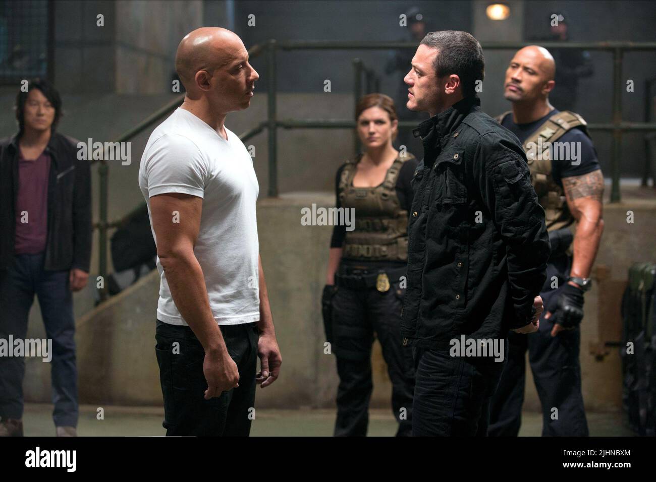 Vin Diesel Y Dwayne Johnson Rapido 6