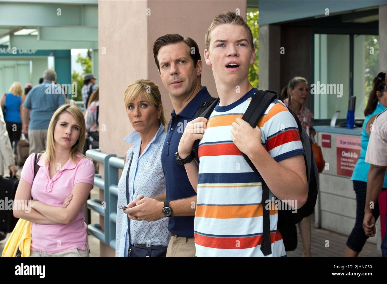 Emma roberts jennifer aniston jason hi-res stock photography and images ...