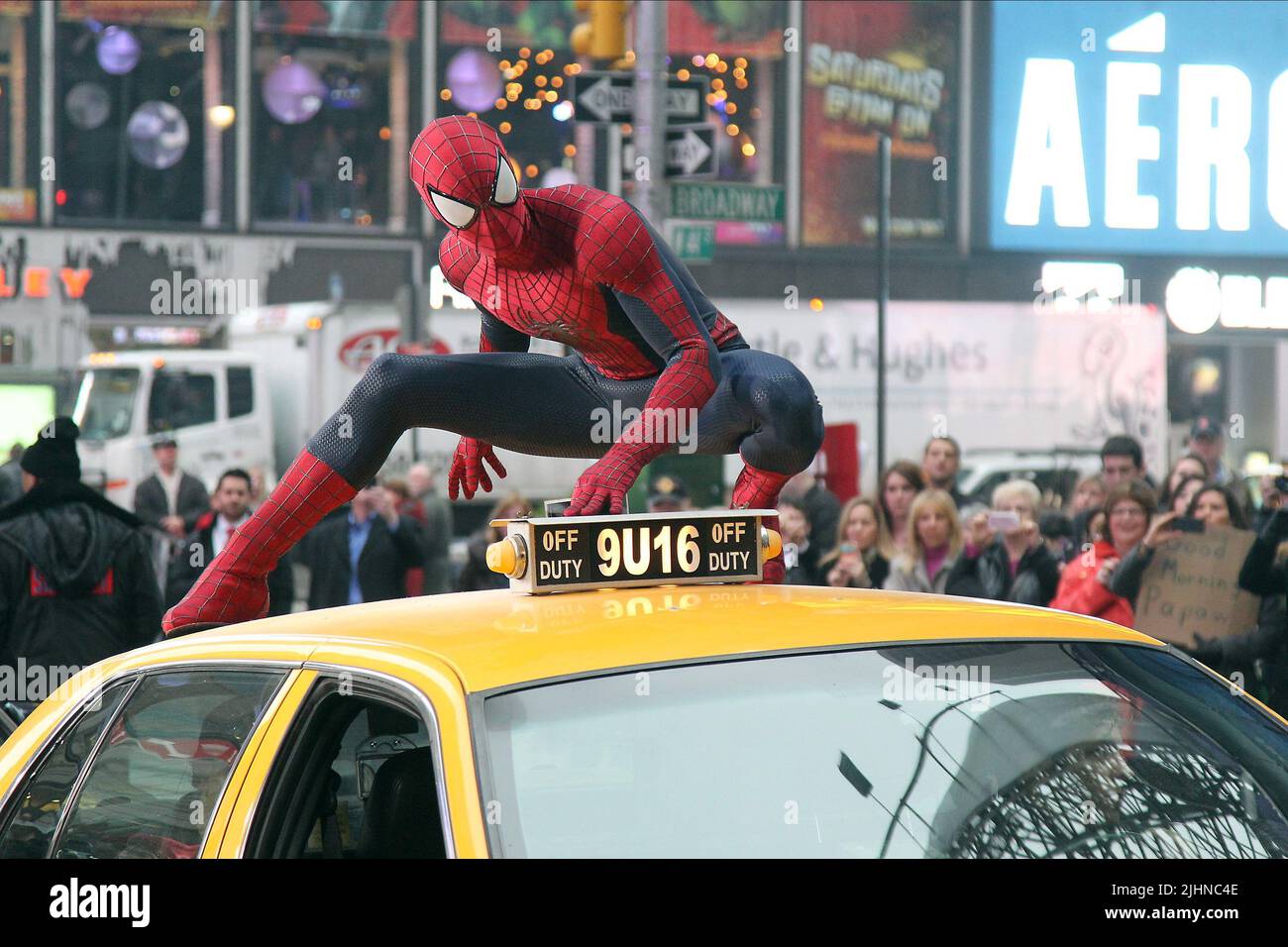 ANDREW GARFIELD, THE AMAZING SPIDER-MAN 2, 2014 Stock Photo - Alamy