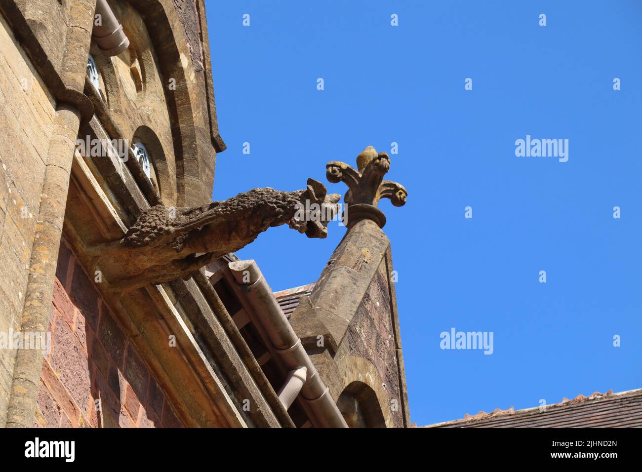 Medieval english church gargoyle hi-res stock photography and images ...