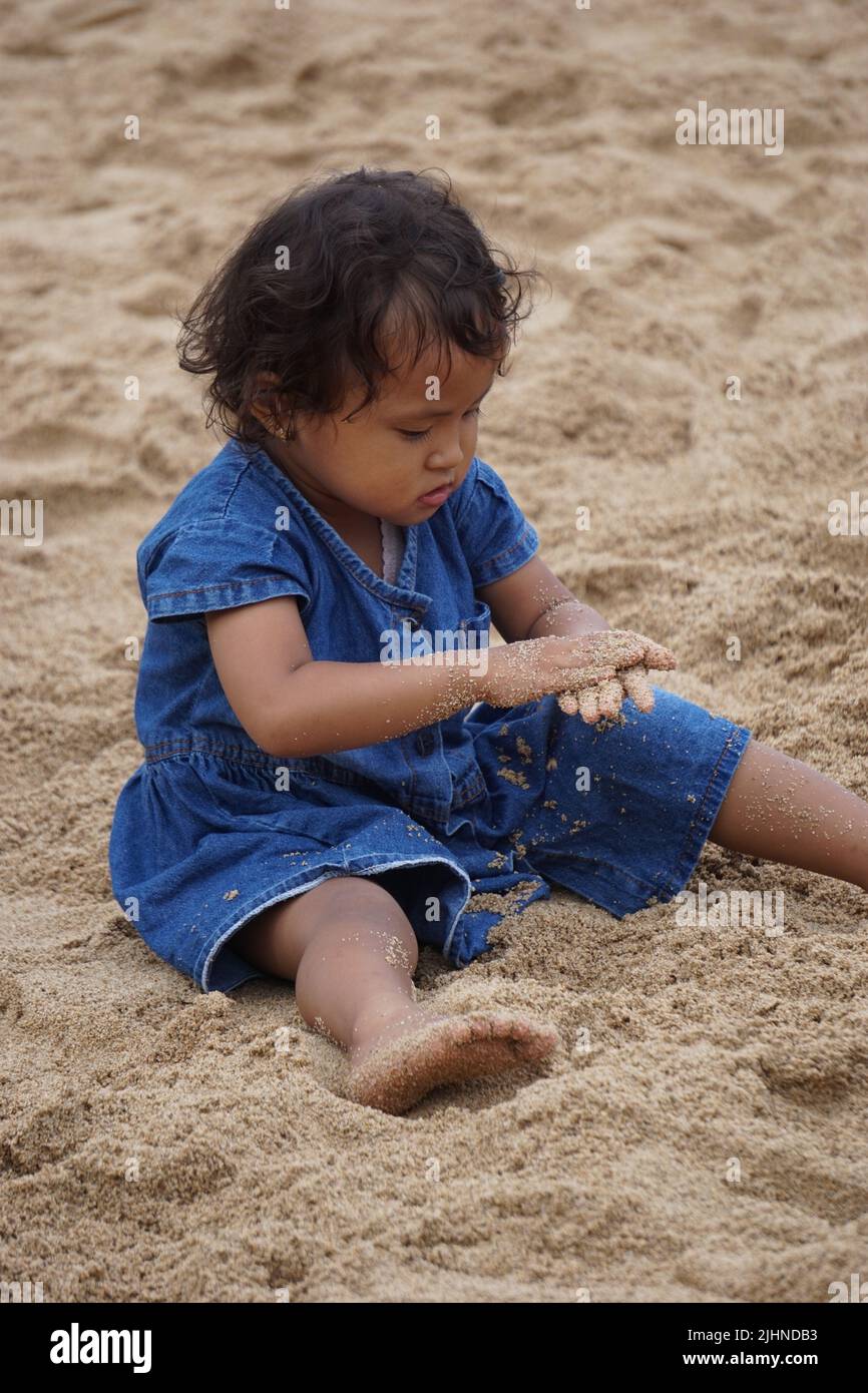 People vacation on mesra beach. Mesra means intimate. Mesra beach also ...