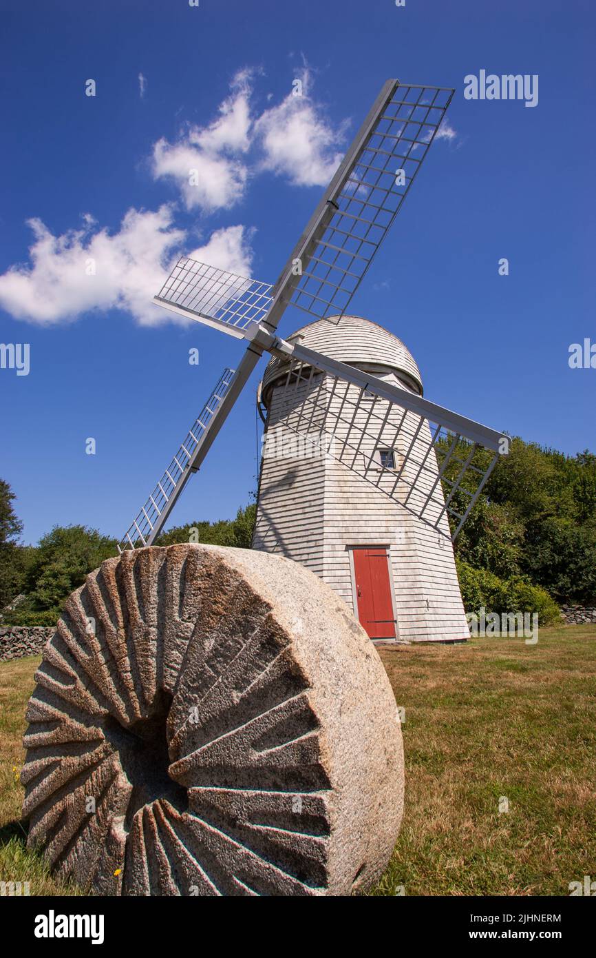 Jamestown, Rhode Island Windmill built in 1787 Stock Photo - Alamy