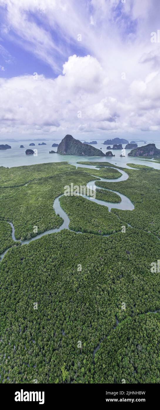 Aerial view panorama Drone shot of Sametnangshe landscape view located ...