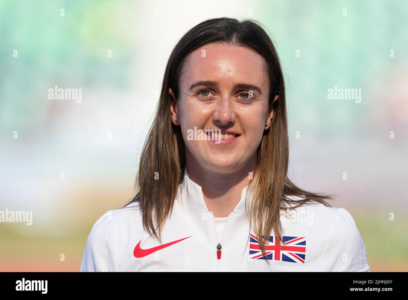 Great Britain's Laura Muir with her Bronze Medal following the Women’s ...
