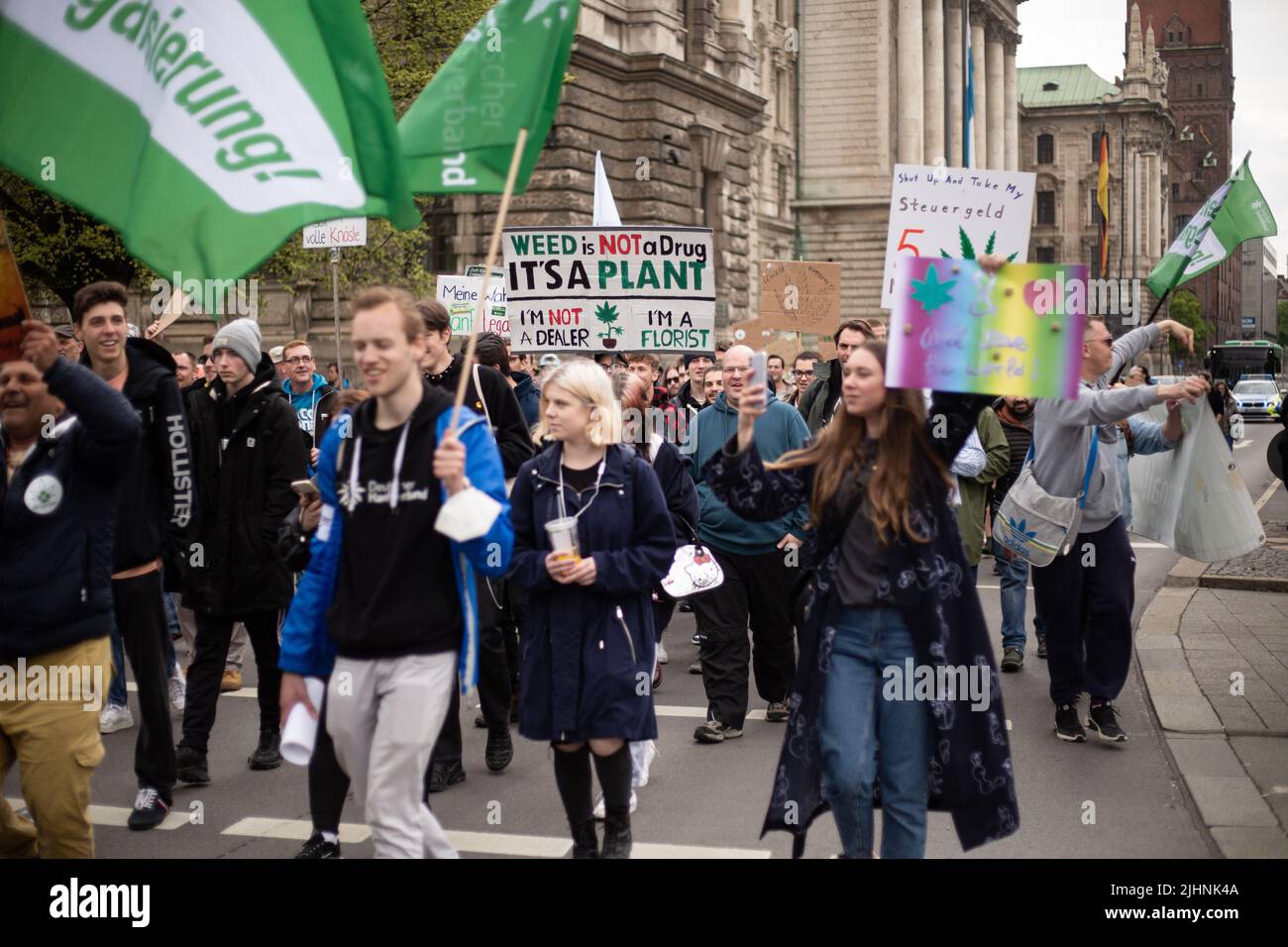 On May 7, 2022 up to 200 people gathered at the Global Marijuana March ...
