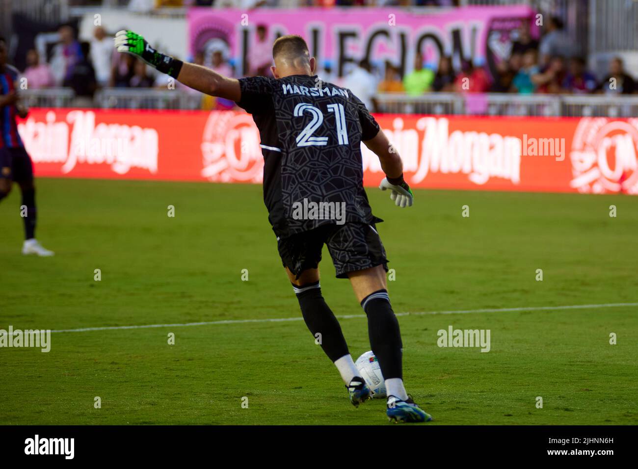 Fort Lauderdale, FL, USA. 19th July 2022. 21 Nick Marsman G Inter Miami ...