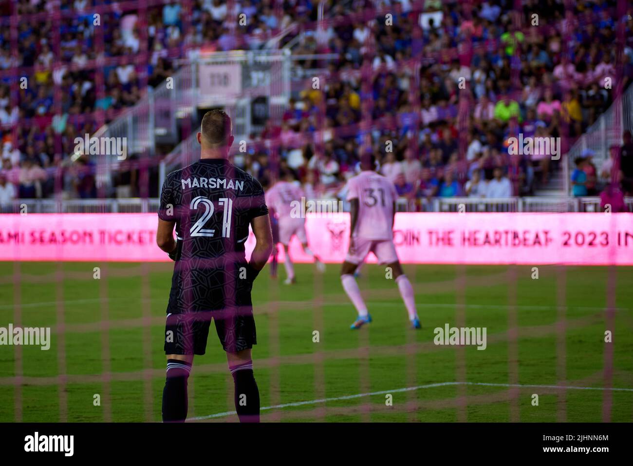 Fort Lauderdale, FL, USA. 19th July 2022. 21 Nick Marsman G Inter Miami ...