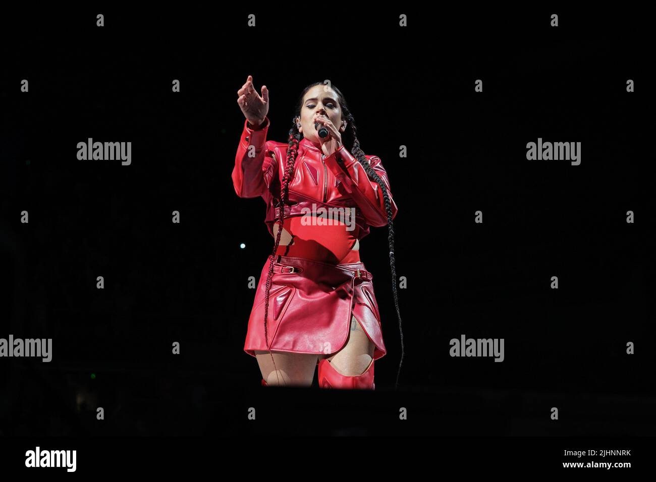 Madrid, Spain. 19th July, 2022. The singer Rosalia Vila Tobella ...