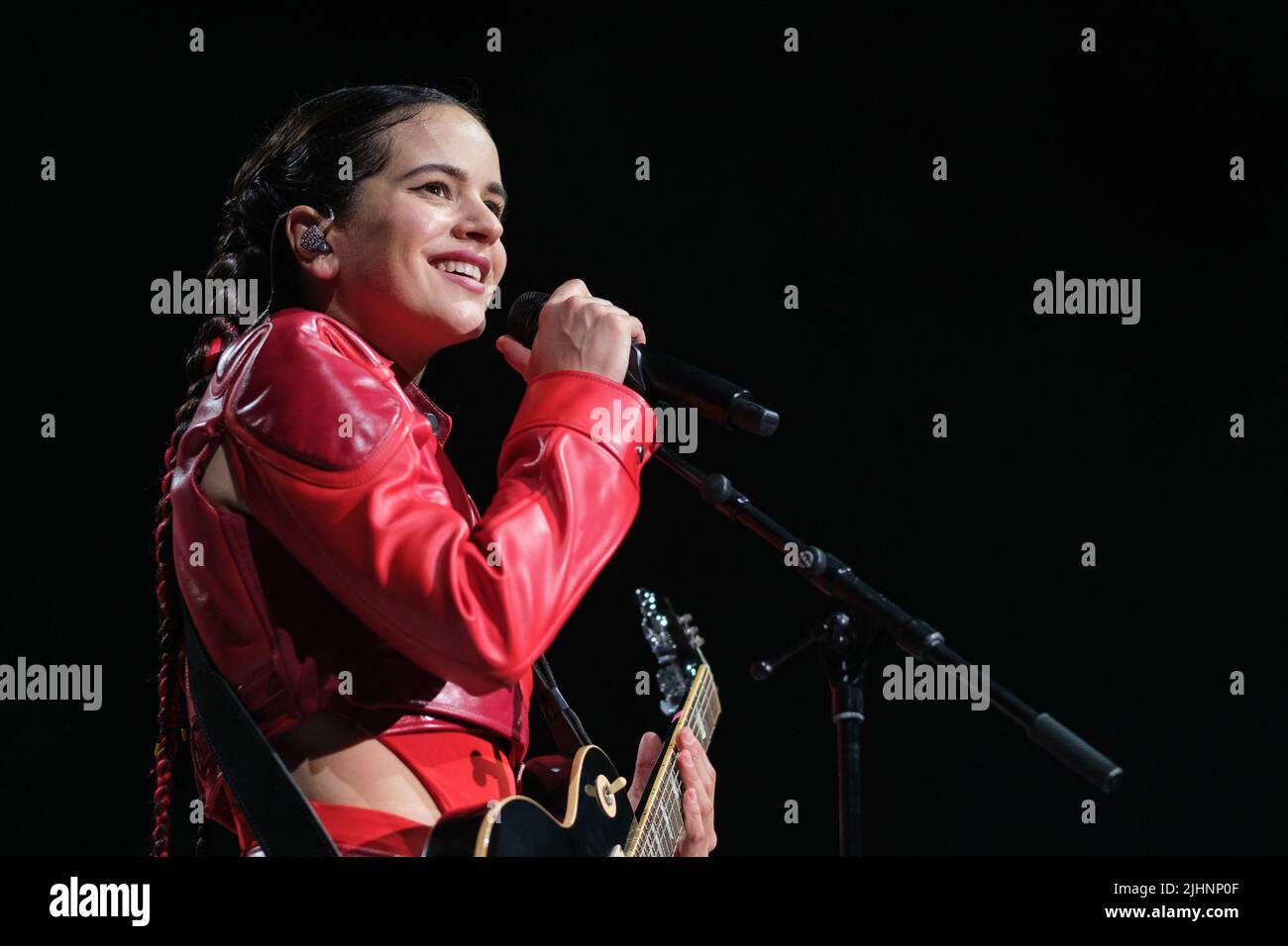 The singer Rosalia Vila Tobella, commonly known as Rosalía performs as ...