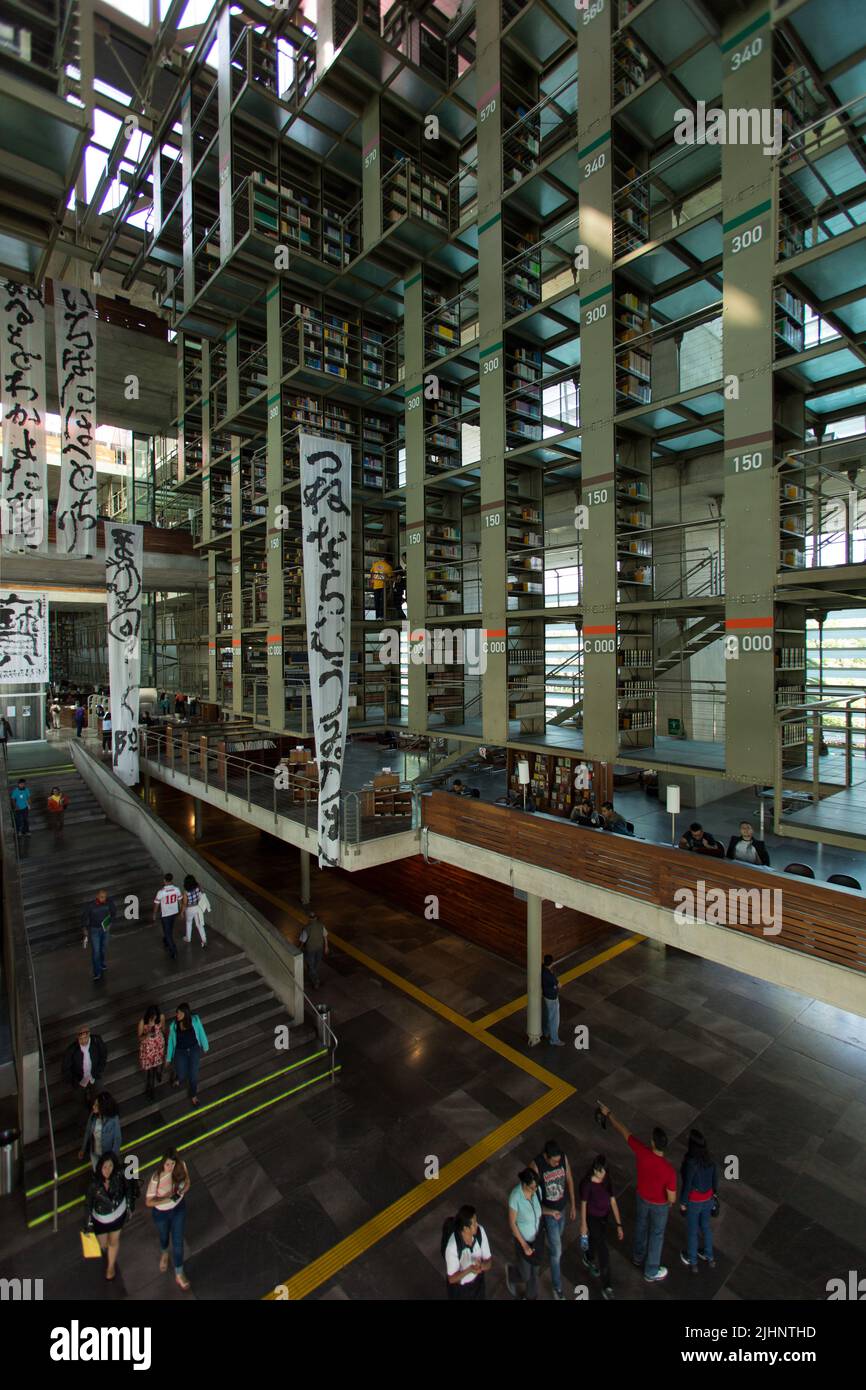 Biblioteca Vasconcelos Library Interior by Alberto Kalach in Mexico ...